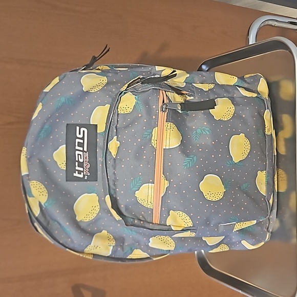 Jansport | Bags | Jansport Trans Supermax Backpack Tm6 In Gray Lemon ...